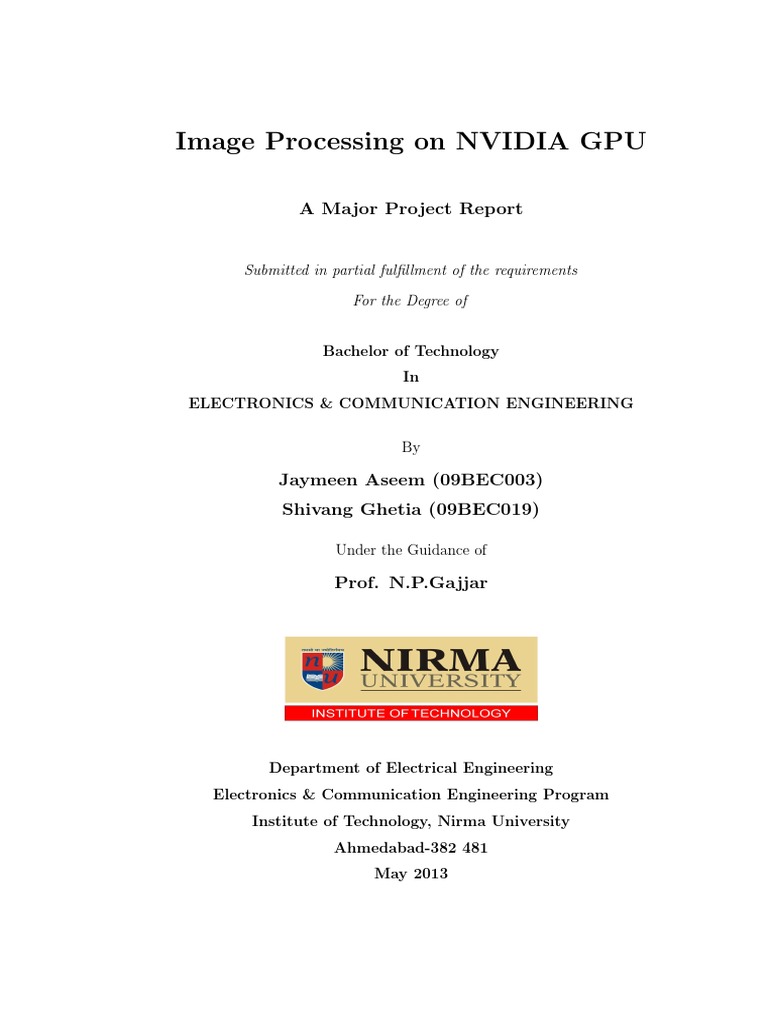 Main GPU | PDF | Graphics Processing Unit | Parallel Computing