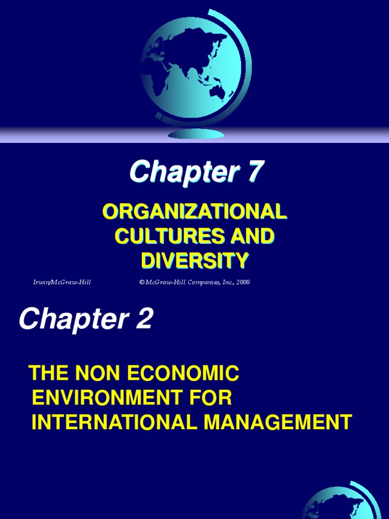Organizational Cultures and Diversity: Irwin/Mcgraw-Hill © Mcgraw-Hill ...