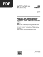 Iso 11146 1 2021 | PDF | Cartesian Coordinate System | International ...