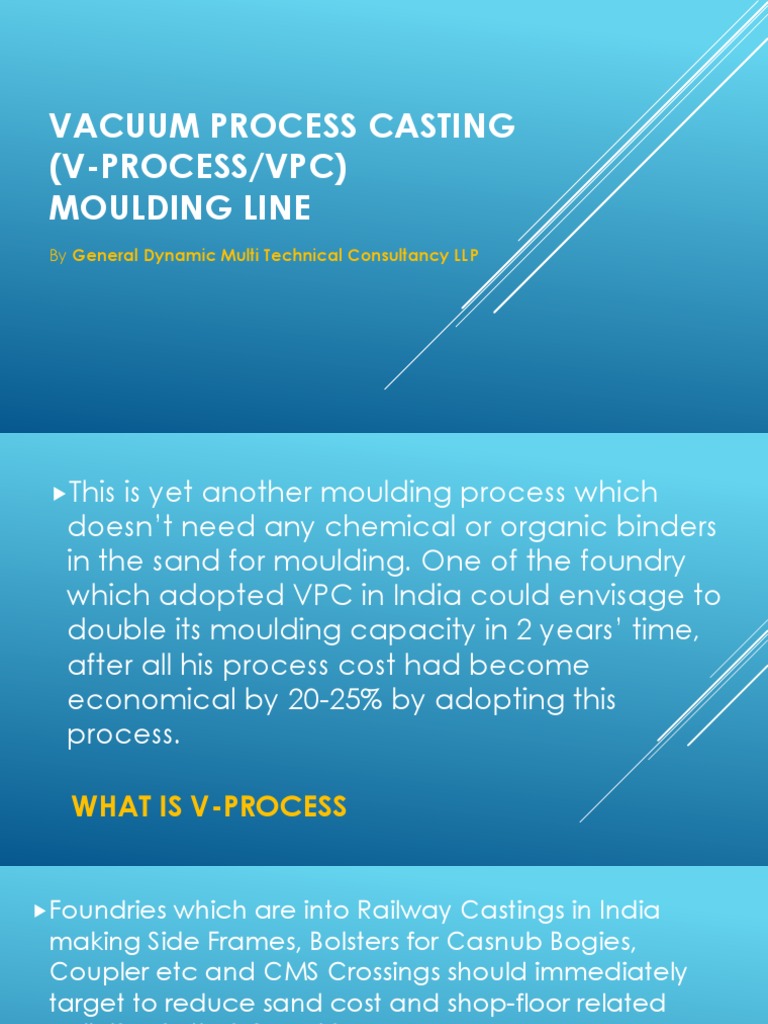 Vacuum Process Casting (V-Process) | Download Free PDF | Casting (Metalworking) | Building ...
