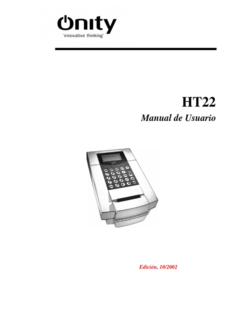 Manual HT22 Español | PDF | Terminal de computadora | Red de computadoras
