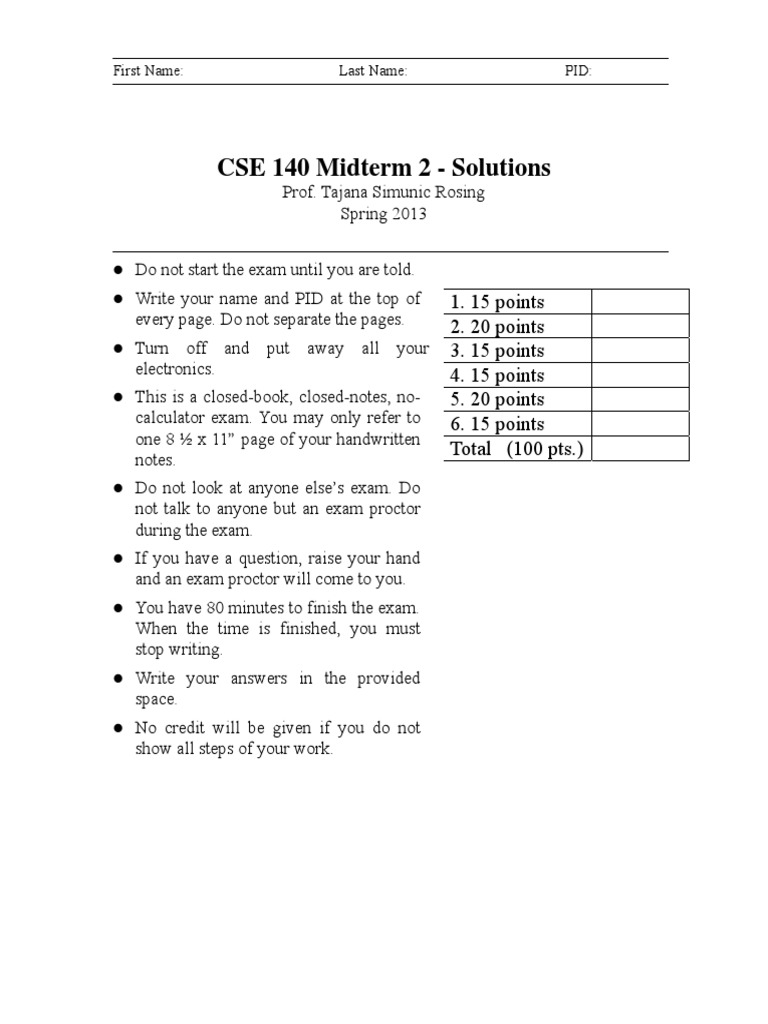 Midterm2 Sol | PDF | Applied Mathematics | Electronic Design