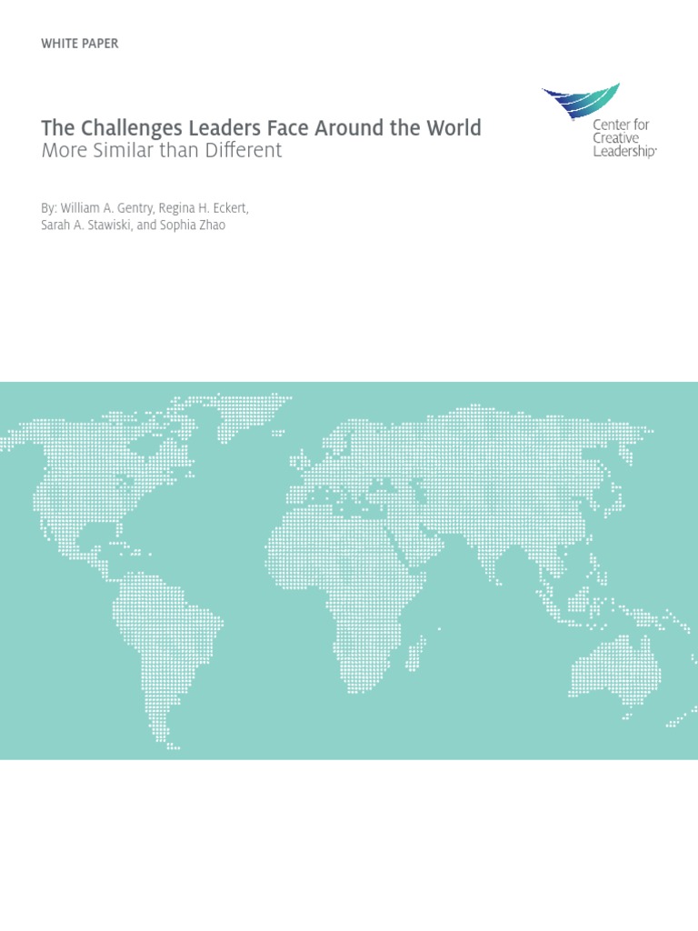 Challenges Leaders Face | PDF | Leadership | Mentorship