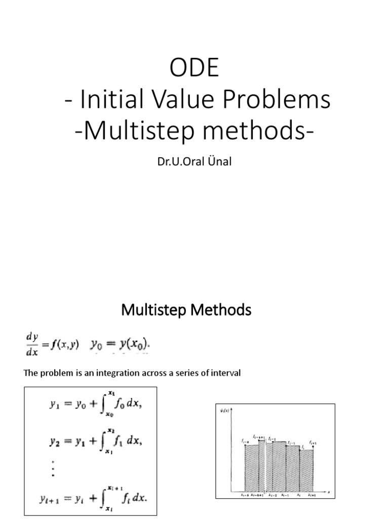 7 - YL ODE - Multistep 2017 | PDF | Integral | Mathematical Analysis