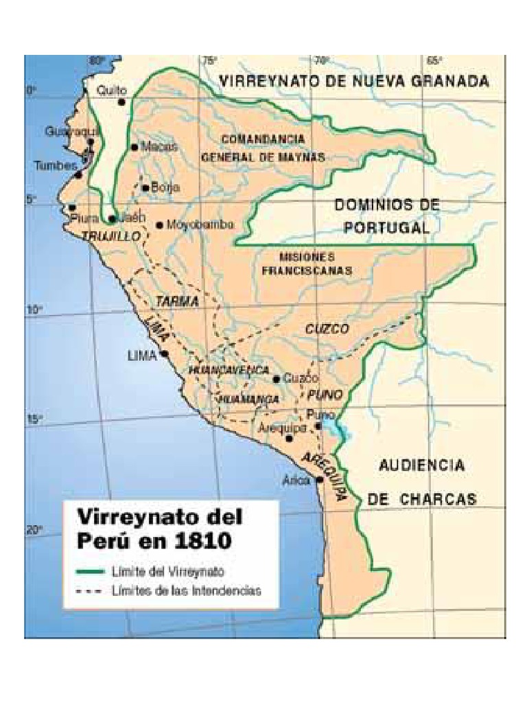 Mapa Del Peru de 1810 | PDF