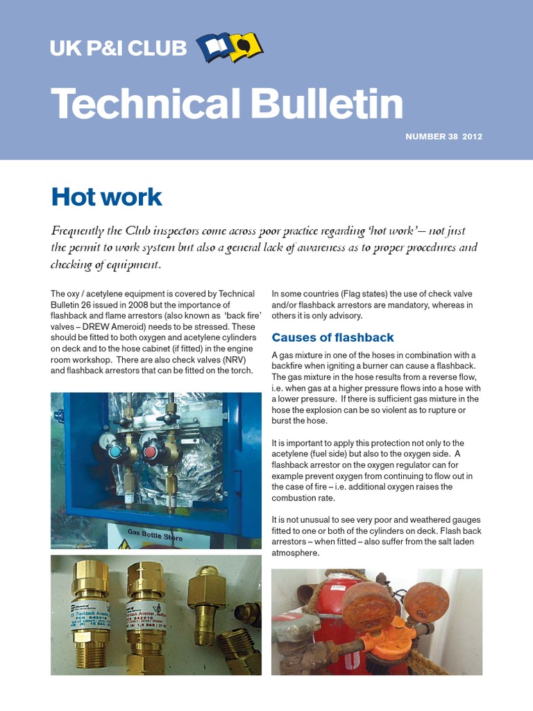 TB38 Hot Work | PDF | Gases | Chemical Process Engineering