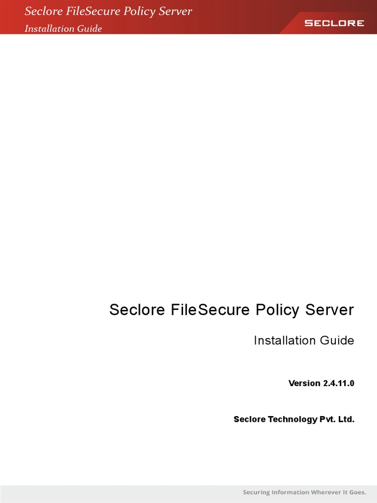 Policy Server Installation Guide | PDF | Microsoft Sql Server | Oracle ...