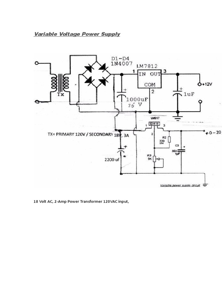 Power Supply for Electronics Enthusiasts | PDF