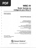 WISC IV Manual | PDF