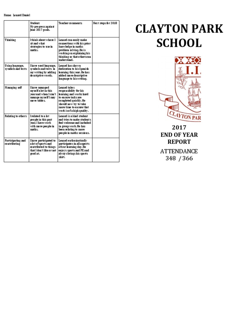 Lenard Daniel Report | PDF | Fraction (Mathematics) | Teaching Mathematics