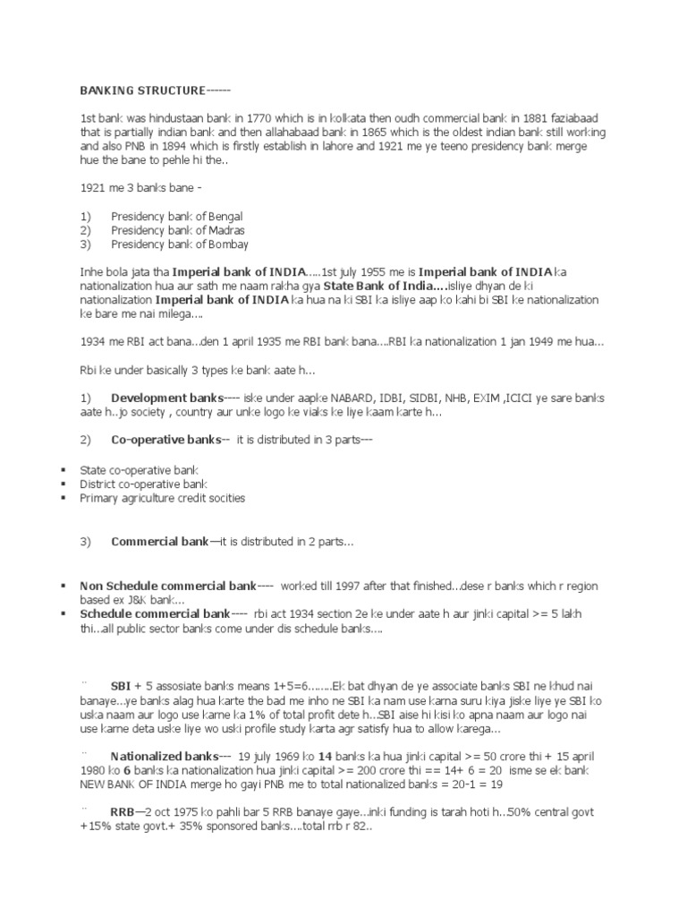 Banking Notes | PDF | Deflation | Money Supply