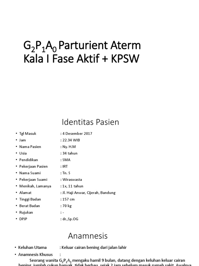 Contoh Kasus Morning Report | PDF