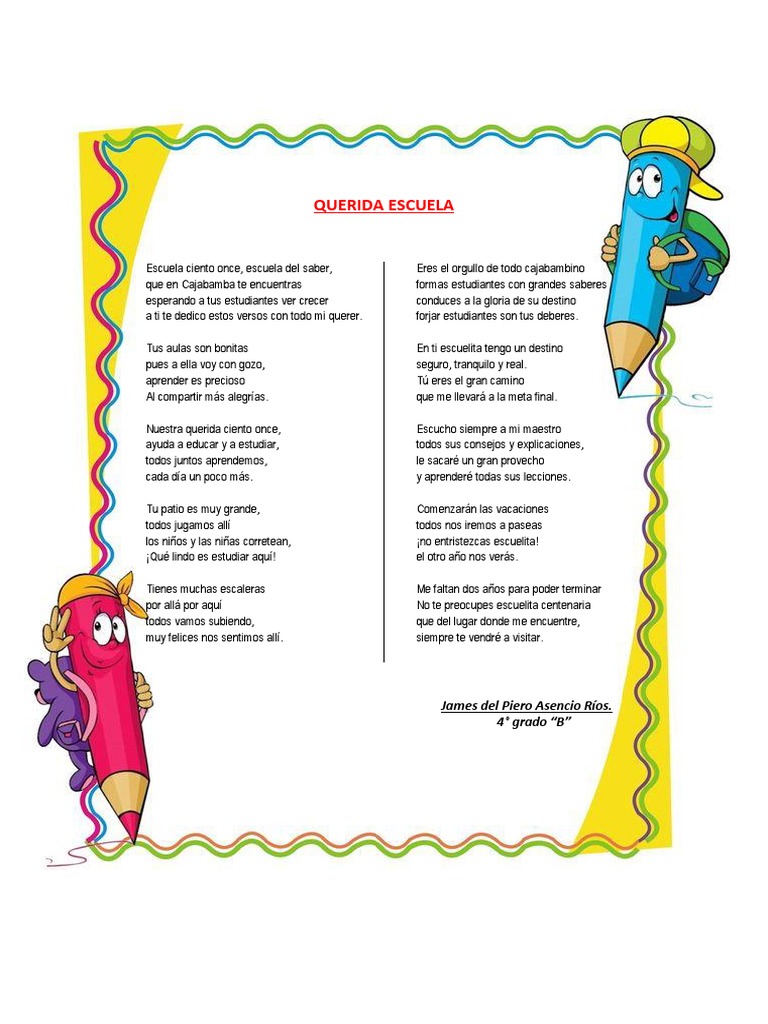 Querida Escuela | PDF