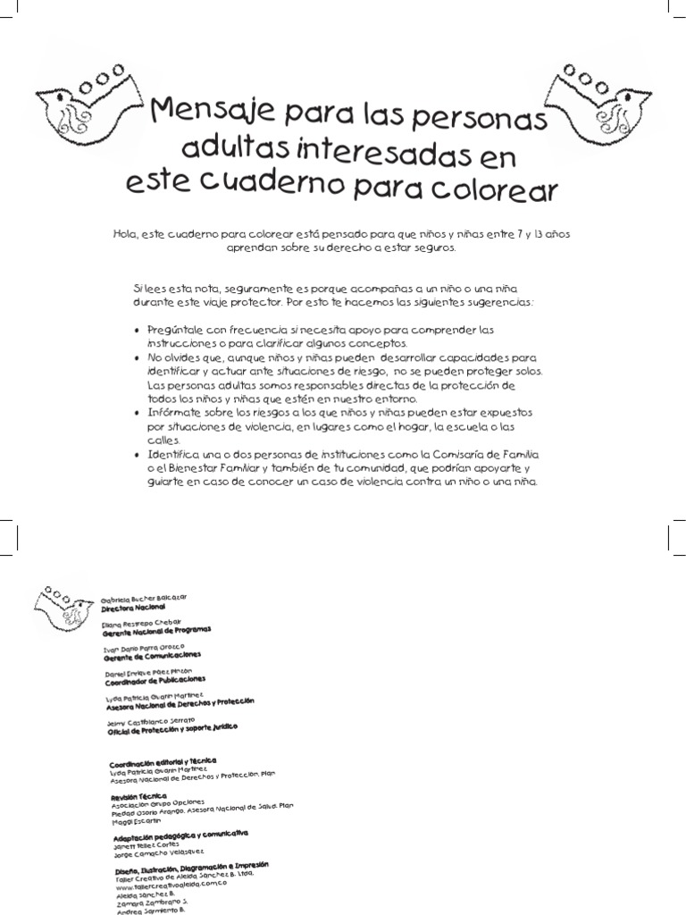 Cuaderno de Coloreo: Seguridad Infantil | PDF | Caperucita Roja | Lobo gris