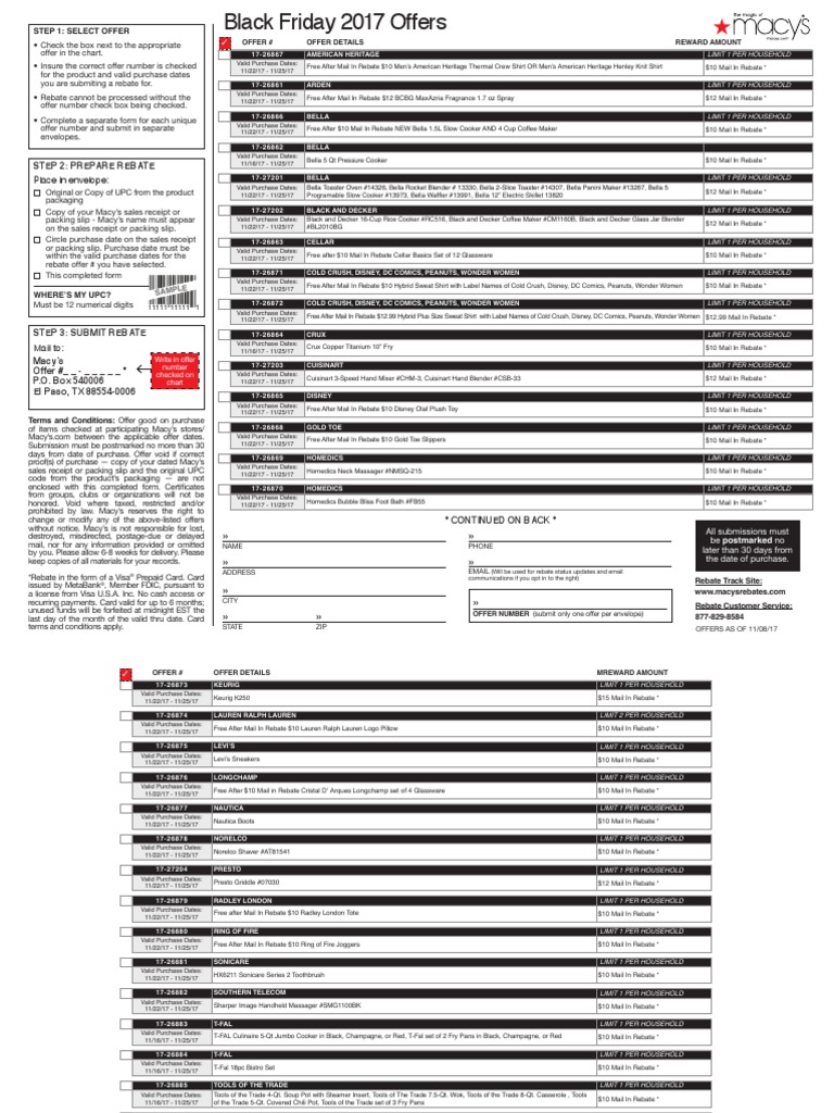 Step 2: Prepare Rebate: Place in Envelope | PDF | Rebate (Marketing) | Mail