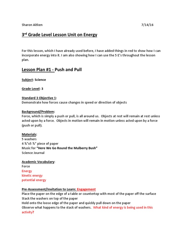 Energy Lesson Plans | PDF | Solar Energy | Sun