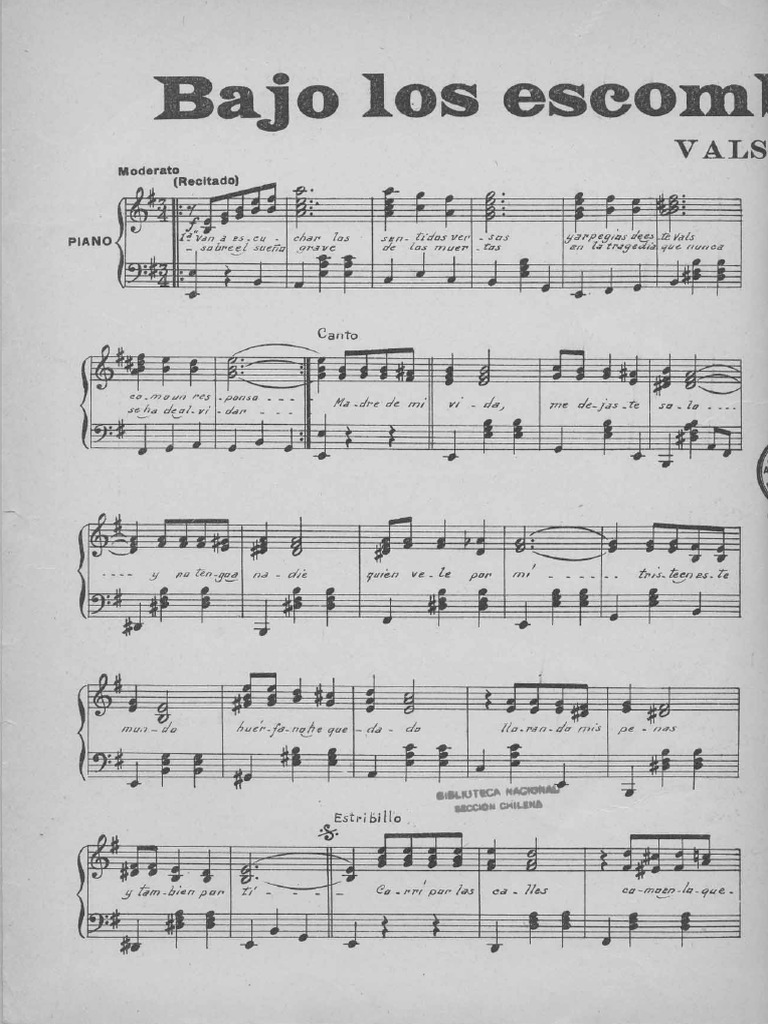 Bajo Los Escombros de Chillán - Valz PDF | PDF | Ocio