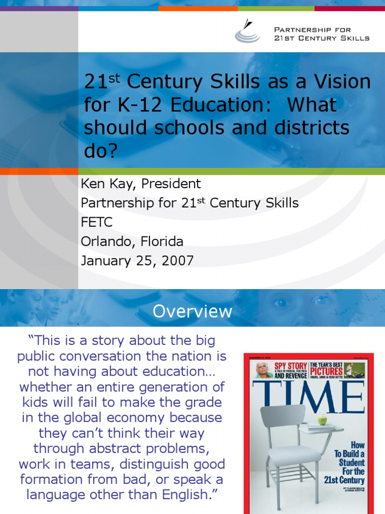 21st Century Skills for K-12 Education | PDF | Educational Technology ...