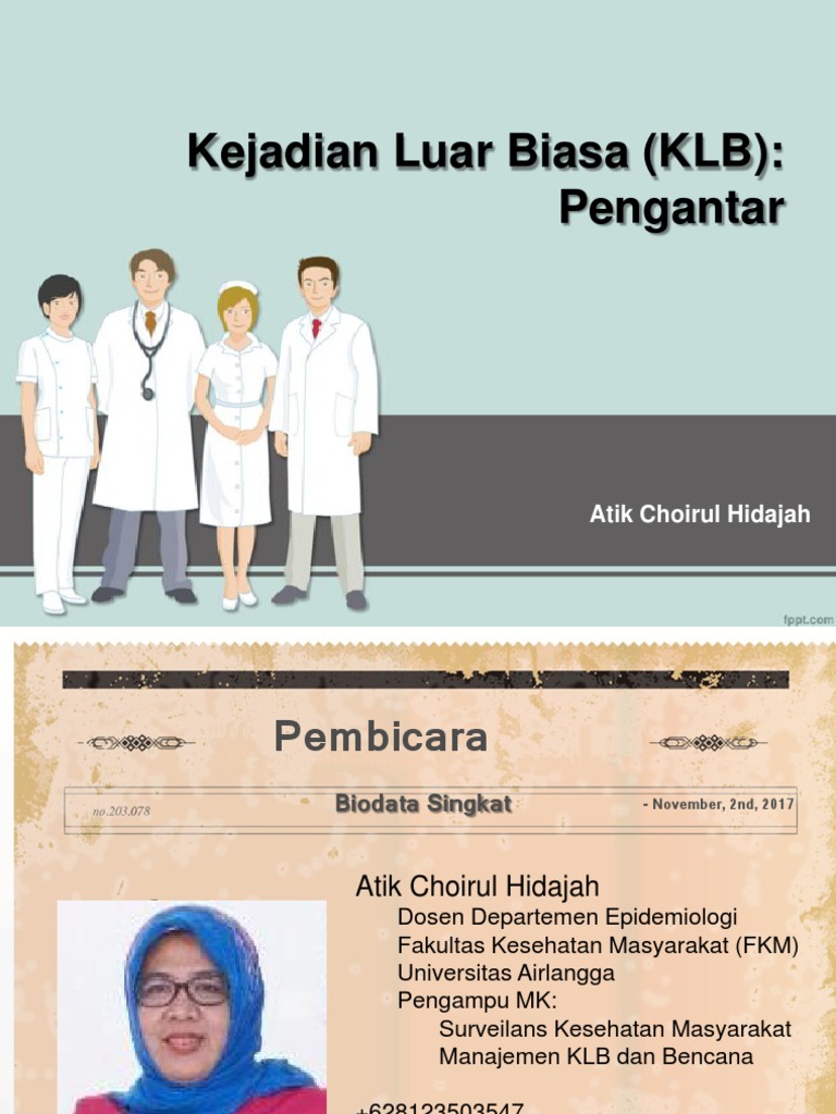 Pengertian KLB - Revisi1 | PDF