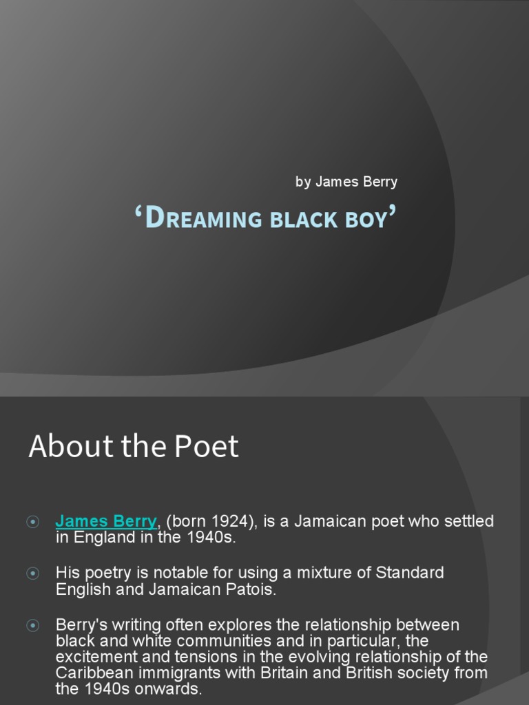 Dreaming Black Boy | PDF