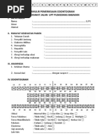 Formulir Pemeriksaan Odontogram | PDF