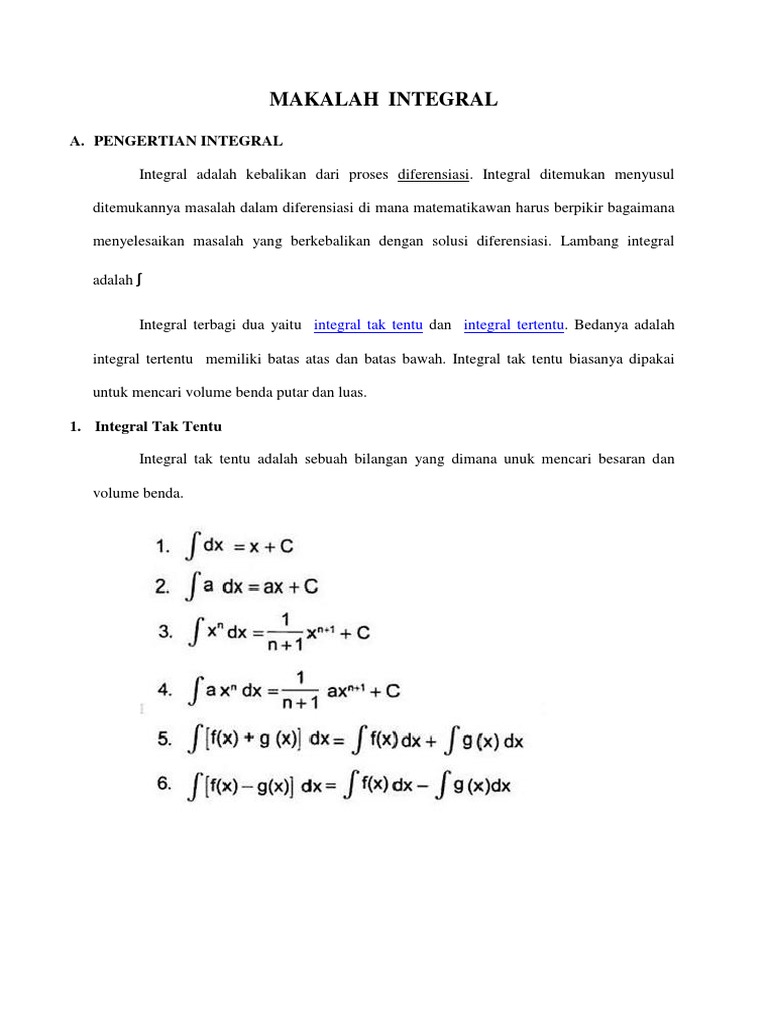 Makalah Integral Pdf