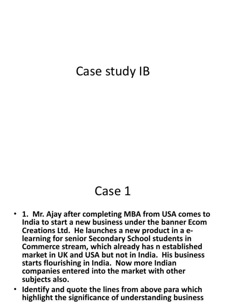 Case Study IB | PDF | Mc Donald's | Economics