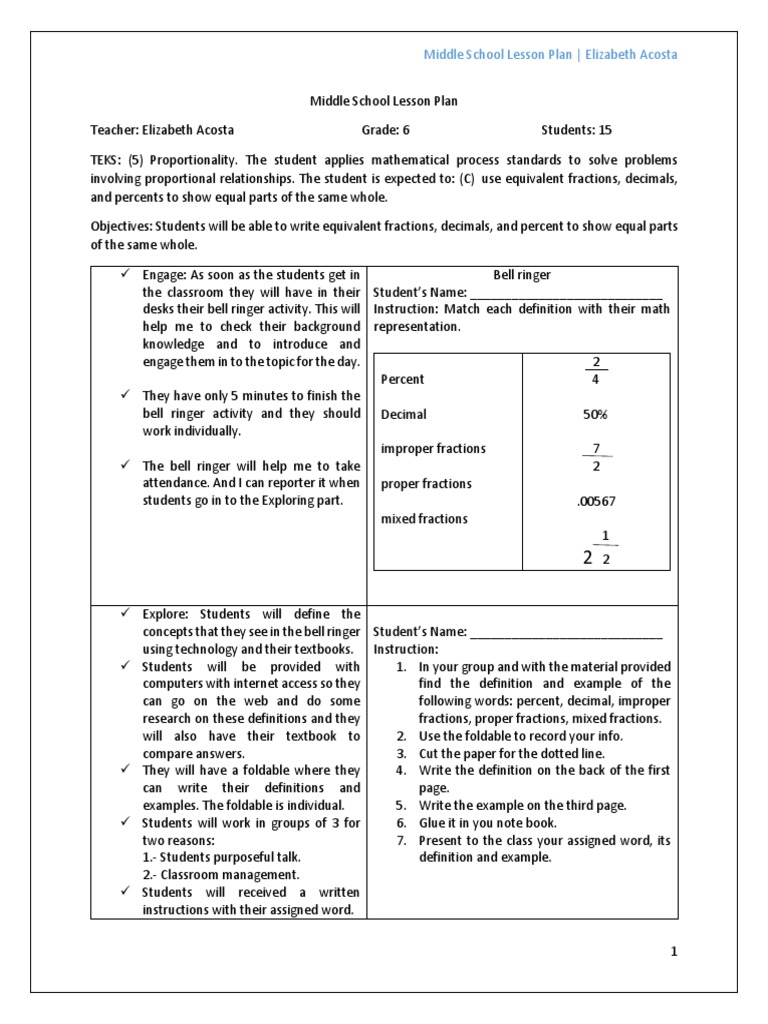 6th Grade Math: Fractions & Decimals | PDF | Fraction (Mathematics ...