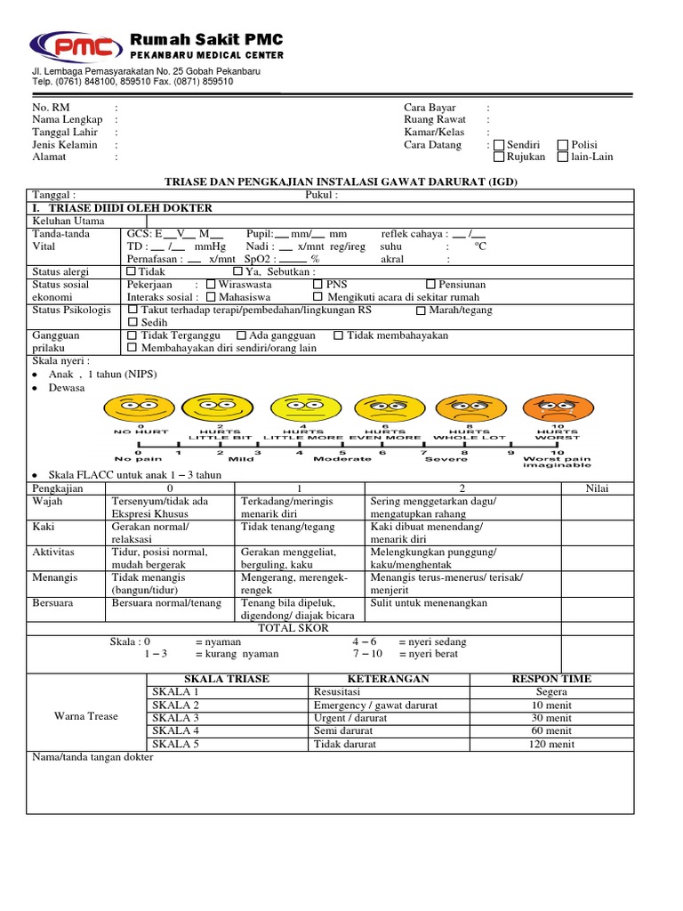 Triase Dan Pengkajian IGD | PDF | Pengembangan Diri
