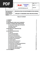 Instrumentation Project Documentation & Execution Ch.3 Documents To Be ...