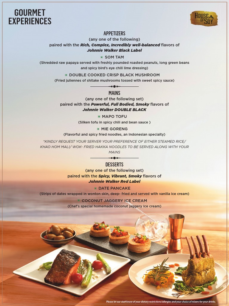 (TRI01344) JW Menu For House of Soy at Radisson Blu FBD - A5 (Gur) PG 1 ...