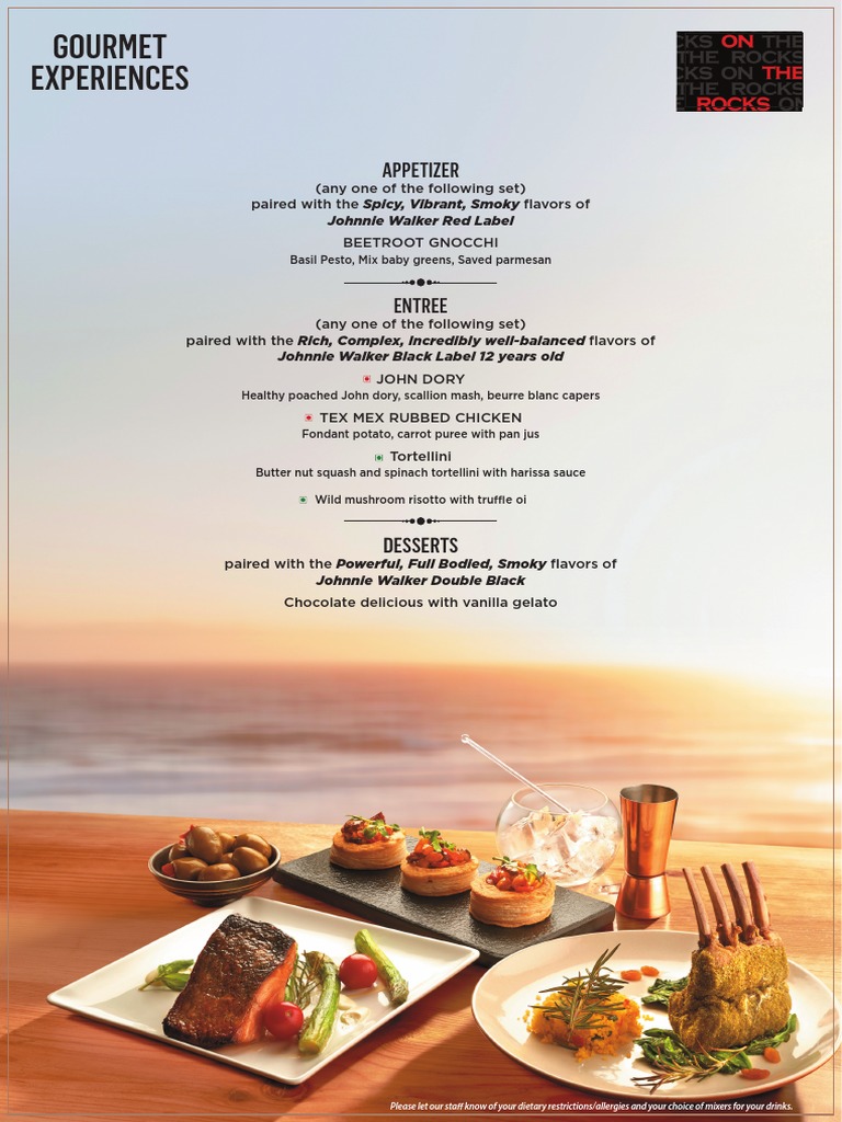 (Tri01344) JW Menu For Crowne Plaza - A4 (Chennai) | PDF