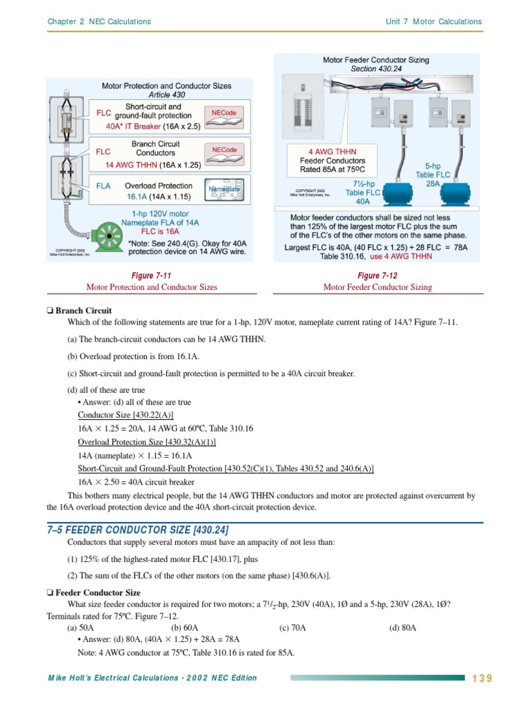 Feeder Conductor Size | Download Free PDF | Components | Electrical Wiring