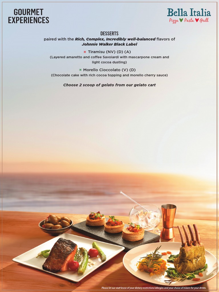 (TRI01344) JW Menu For Holiday Inn - A4 (Delhi) PG 2 | PDF