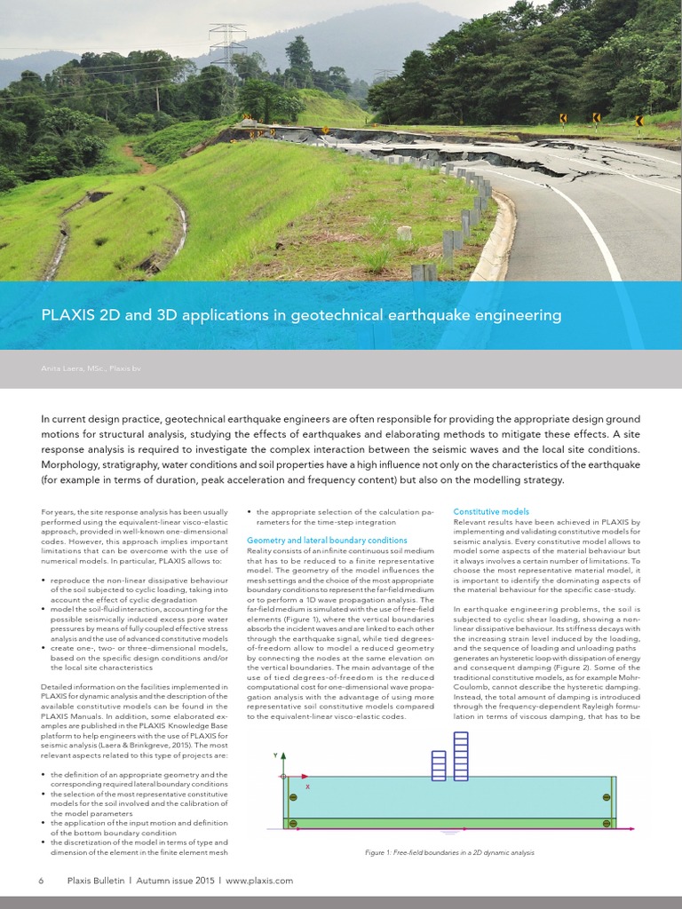 Plaxis Dynamics | PDF | Earthquake Engineering | Hysteresis