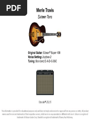 Merle Travis Guitar Super 400