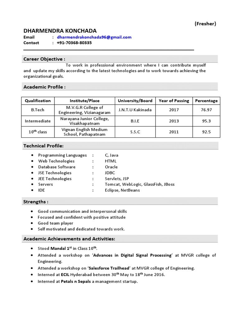 Dharmendra K Resume Updated | PDF | Net Beans | Applications & Software