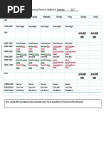 Weekly Kitchen Duty Roster Format | PDF