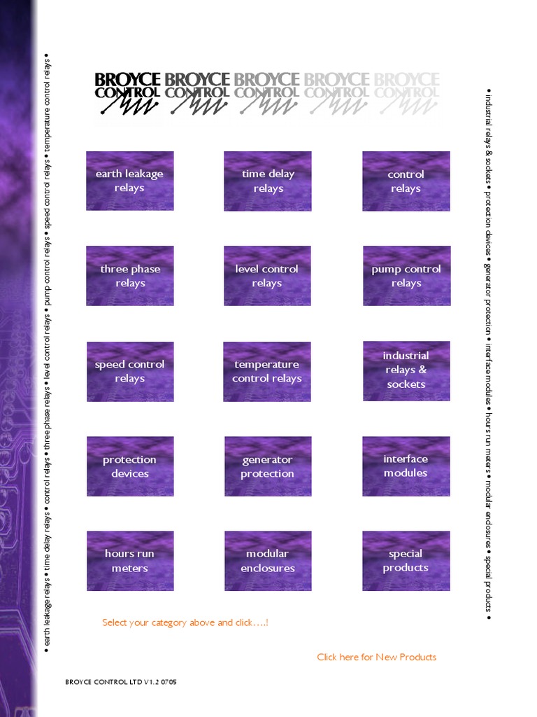 Broyce Product Information V1.2 PDF | PDF | Relay | Alternating Current