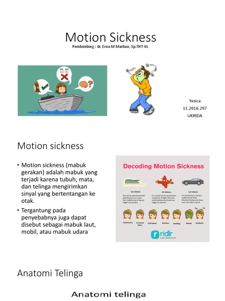 Tatalaksana dan Patofisiologi Motion Sickness | PDF | Pengembangan Diri | Kesehatan Holistik