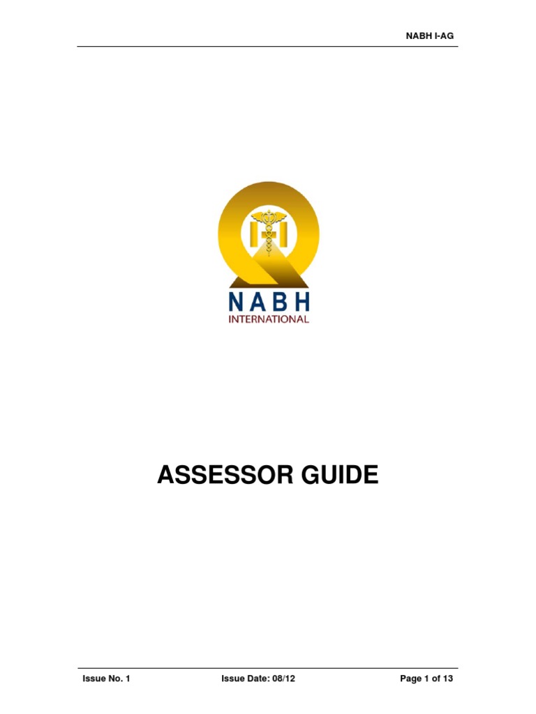 Assessor Guide International | PDF | Hospital | Regulatory Compliance