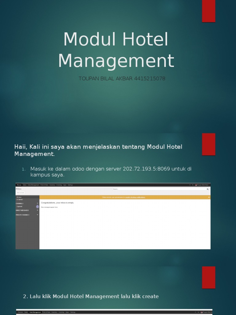 Modul Hotel | PDF | Bisnis