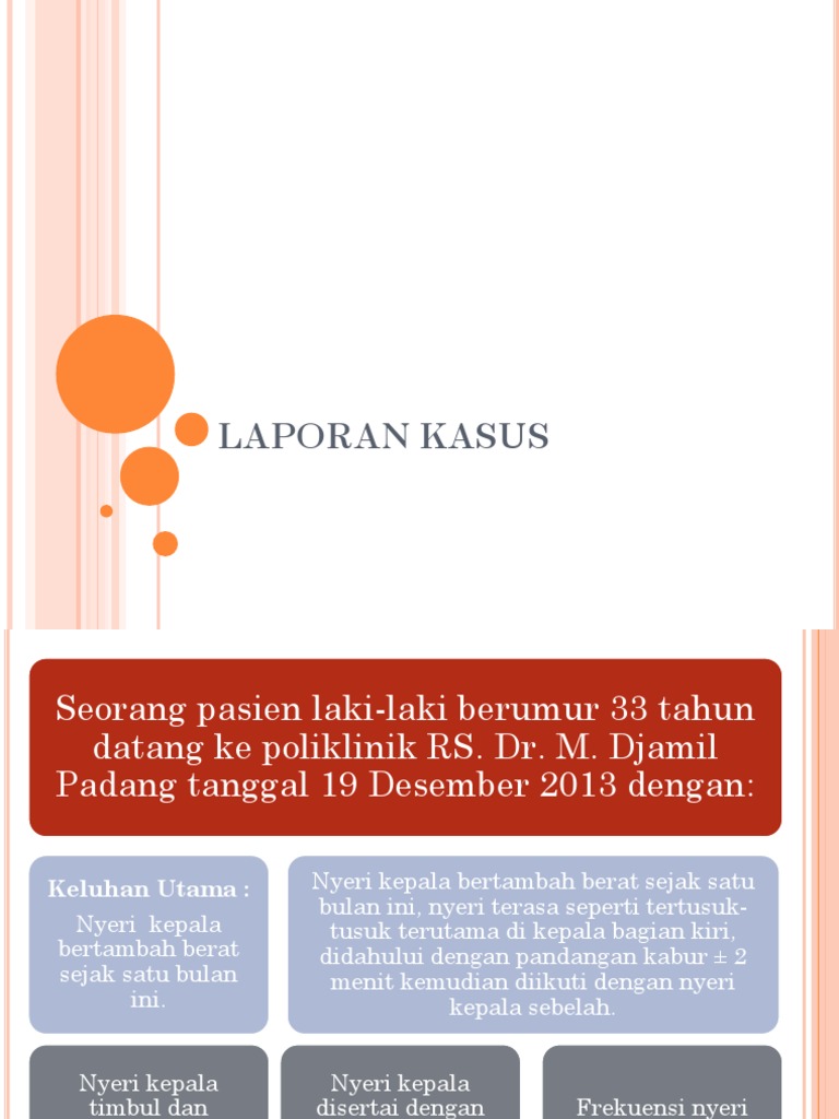 Laporan Kasus Cephalgia | PDF