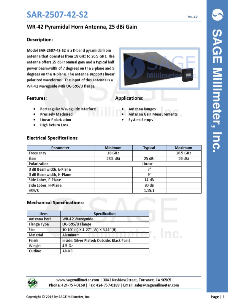 Waveguide Chart | PDF | Broadcast Engineering | Antenna (Radio)
