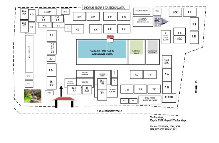 Denah SMP 8 | PDF