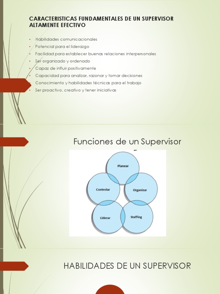 Presentacion Supervision Efectiva | PDF