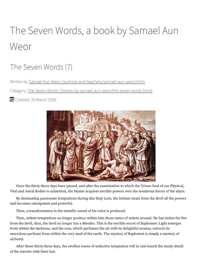 The Seven Words 07 | PDF | God In Christianity | Jesus