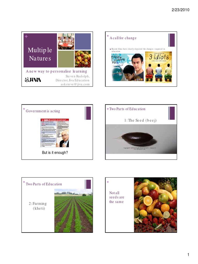 StevenRudolf Multiple Natures | Download Free PDF | Learning | Quality ...