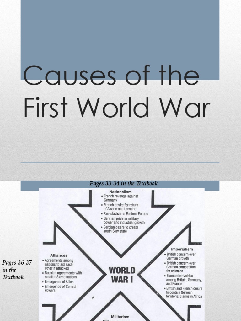 ww1 Causes | PDF | German Empire | Nationalism