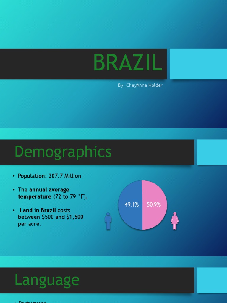 Brazil: Demographics and Culture Guide | PDF